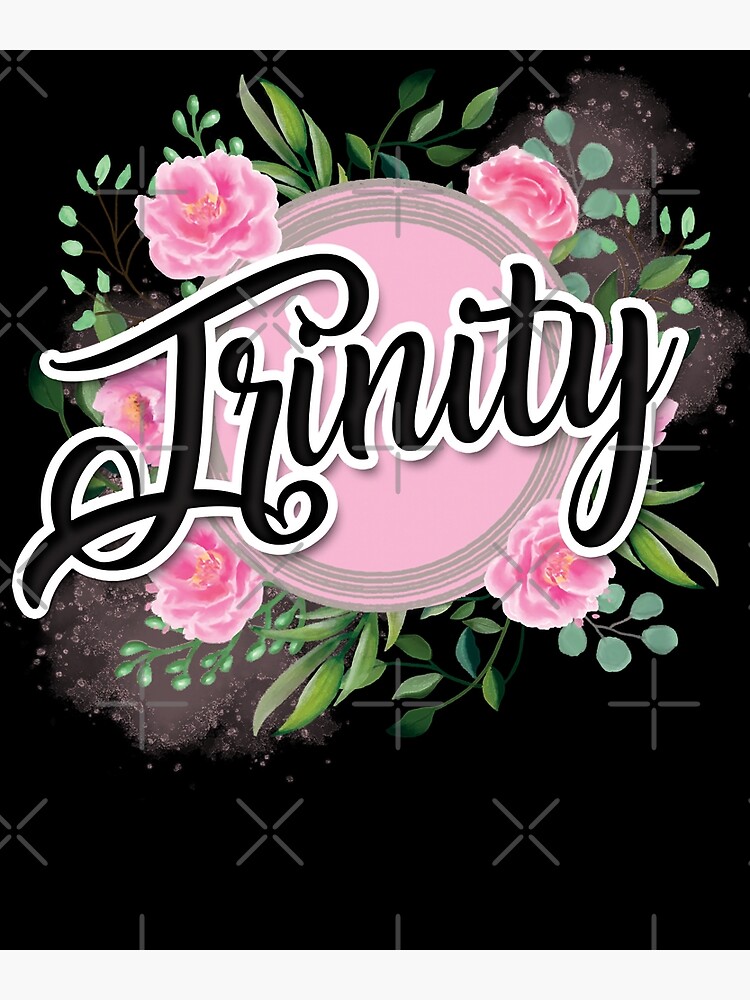 Lámina fotográfica «Póster Trinity Name Regalos divertidos para niños y ...