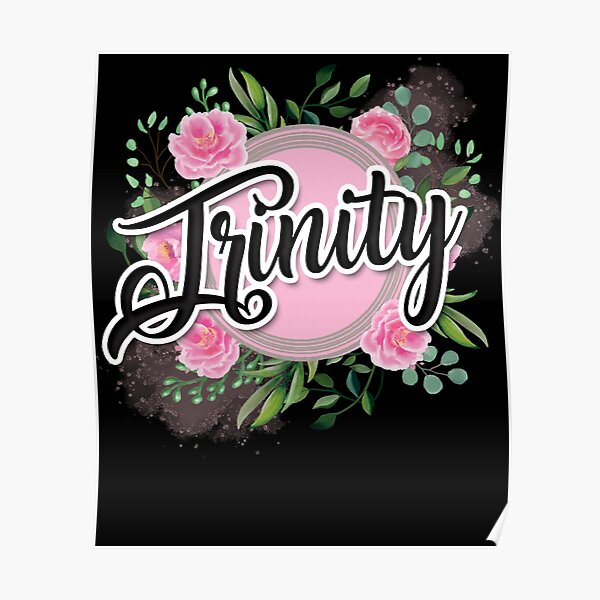 Póster «Póster Trinity Name Regalos divertidos para niños y niñas» de ...