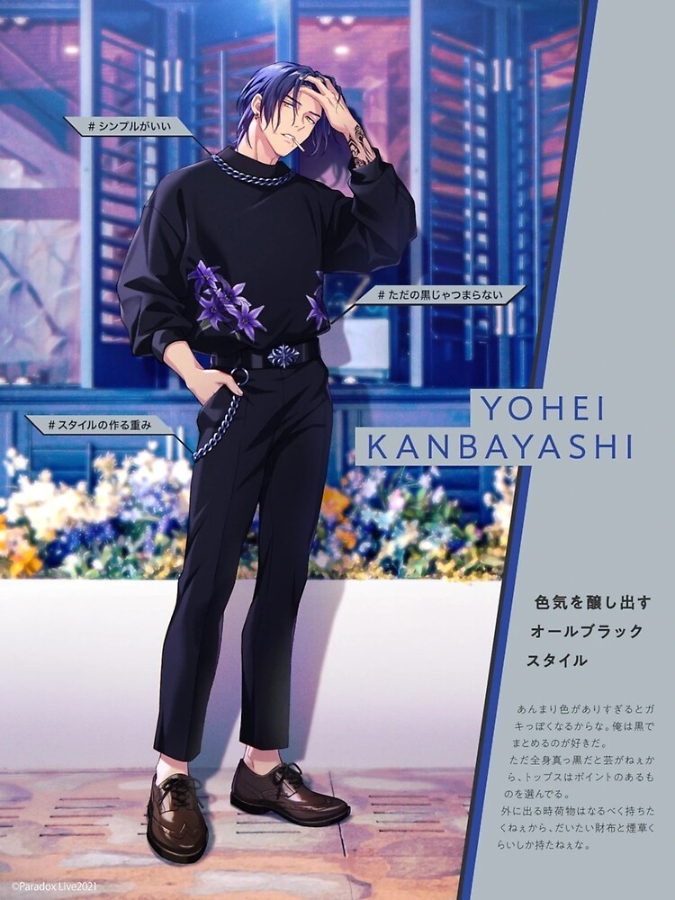 "Paradox Live Yohei OOTD" Poster for Sale by evfr | Redbubble