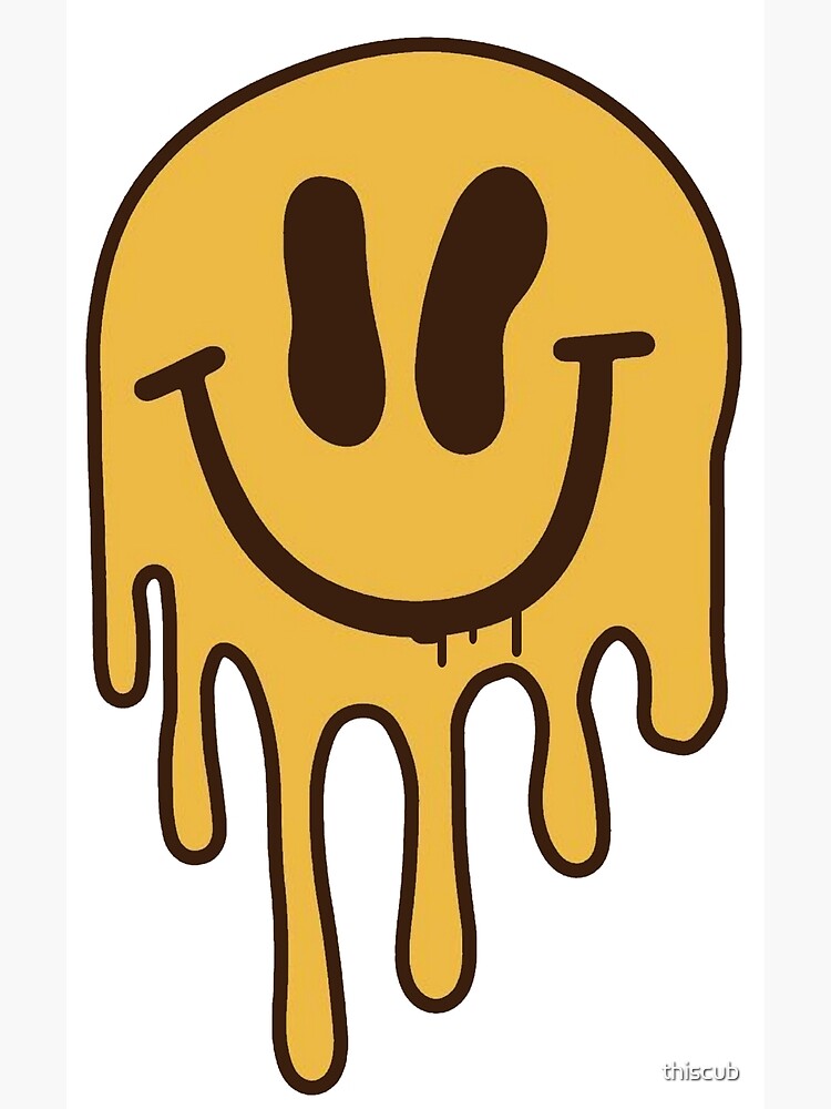 "Smiley Drool" Poster for Sale by thiscub | Redbubble