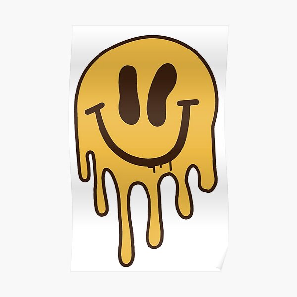 "Smiley Drool" Poster for Sale by thiscub | Redbubble