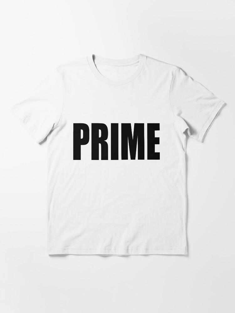 "black prime essential bold" T-shirt for Sale by semangatkarya ...