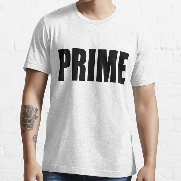 "black prime essential bold" T-shirt for Sale by semangatkarya ...