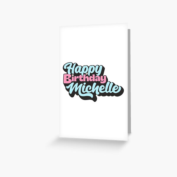 "Happy Birthday Michelle, Gift for Michelle, Custom Gift Michelle ...