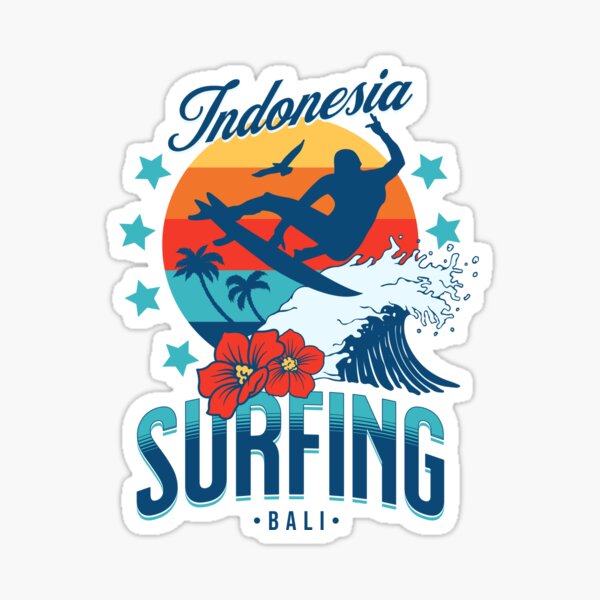 "Indonesia, Bali" Sticker by 5H0P | Redbubble