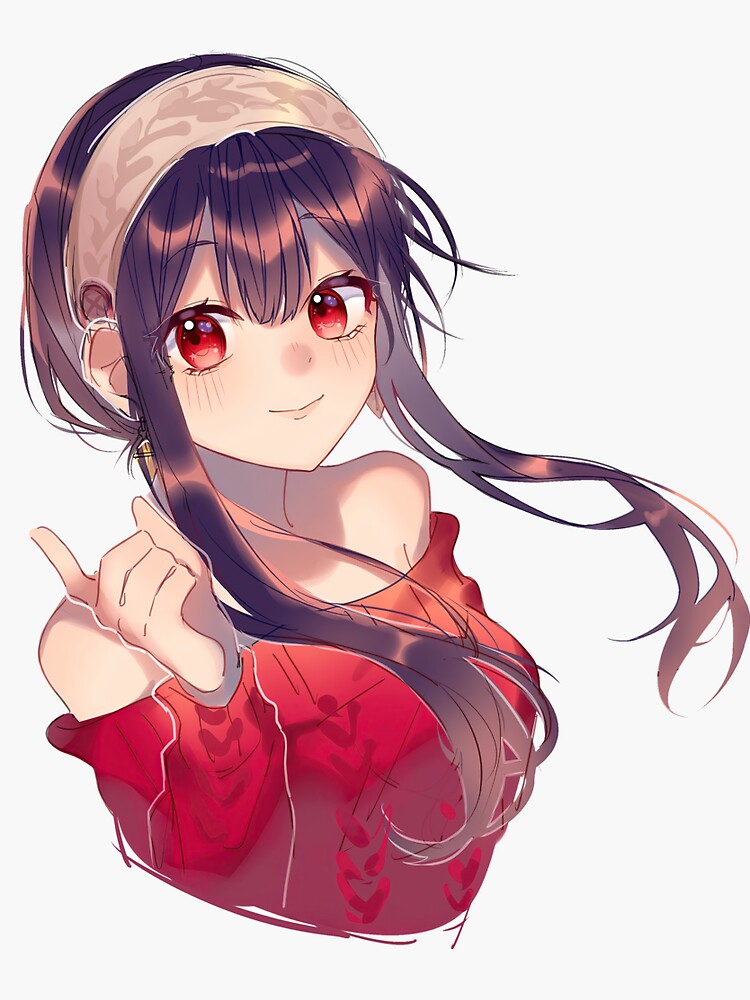 "SPY x family Yor Forger beautiful" Sticker by LorryoChic | Redbubble