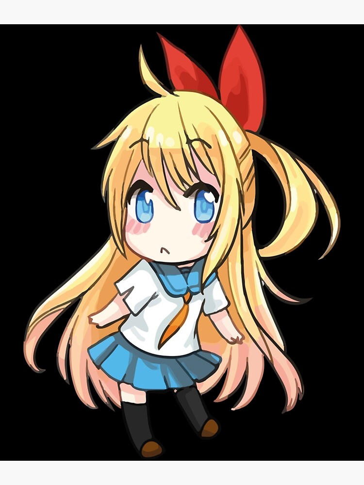 "cute chibi kirisaki chitoge - nisekoi " Poster for Sale by iluxshop ...