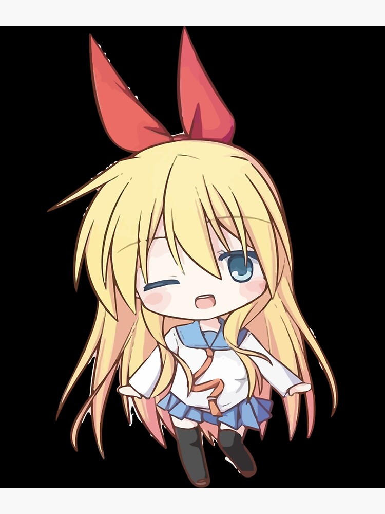 "cute chibi kirisaki chitoge - nisekoi " Poster for Sale by iluxshop ...