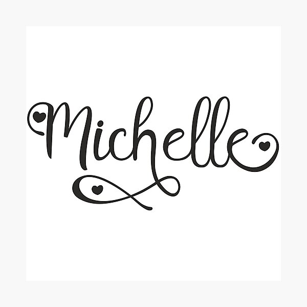 "Michelle Name, Michelle Calligraphy, Gift for Michelle, Custom Gift ...