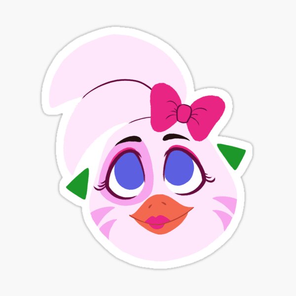 "Chica" Sticker for Sale by LyonialucidaArt | Redbubble