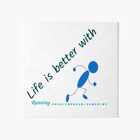 "Life is better with running; T-shirts, hoodies and personal products ...