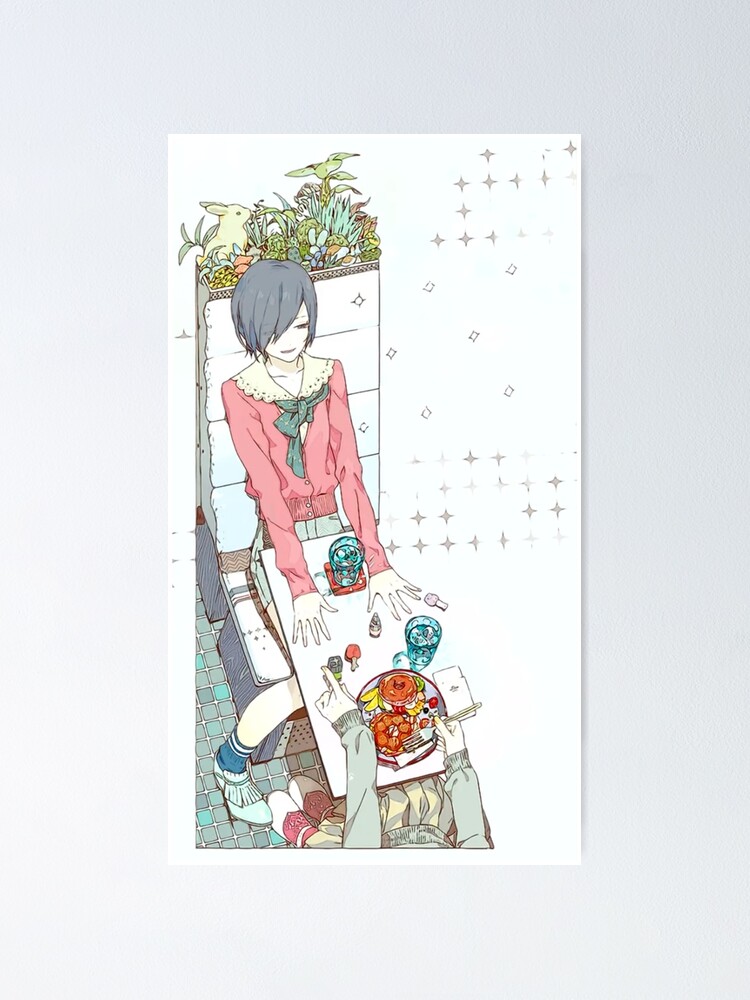 "Tokyo Ghoul Anime Credits Touka" Poster for Sale by evfr | Redbubble