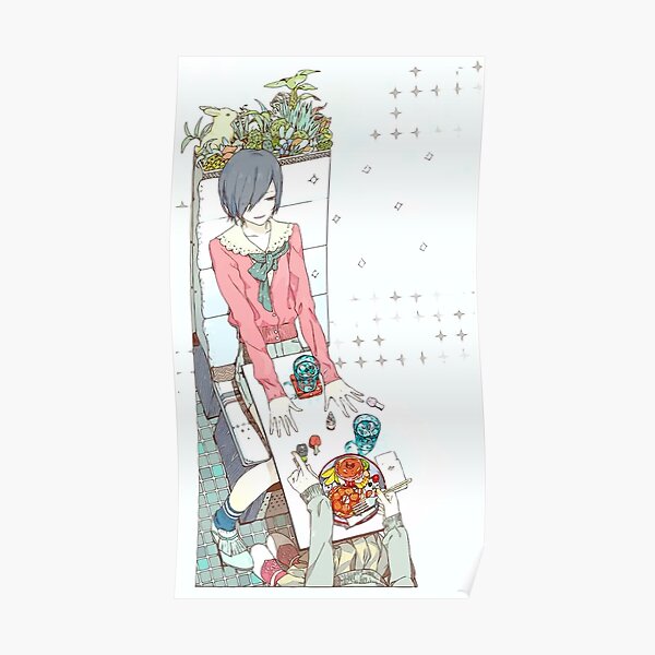 "Tokyo Ghoul Anime Credits Touka" Poster for Sale by evfr | Redbubble