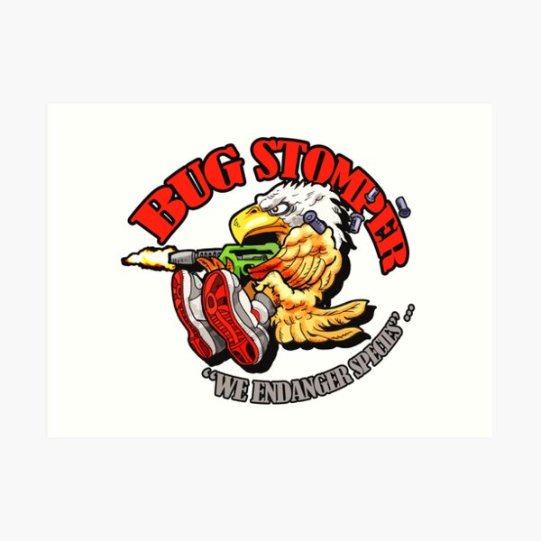 "USCM BUG STOMPER!" Art Print by strangelysaucy | Redbubble
