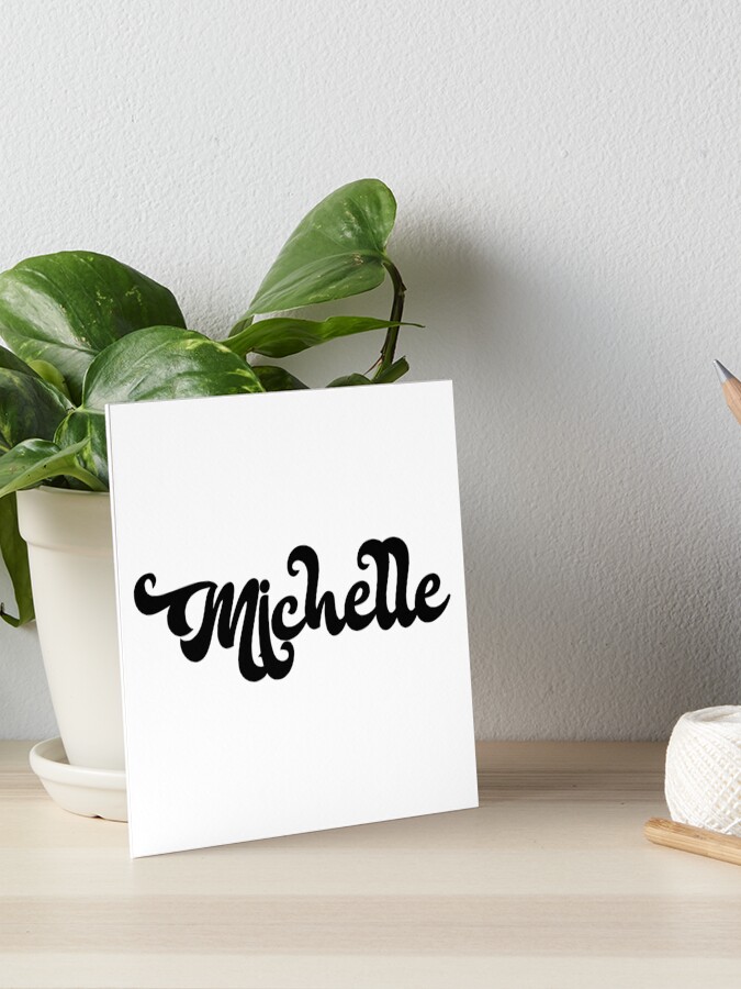 "Michelle Name, Michelle Calligraphy, Gift for Michelle, Custom Gift ...