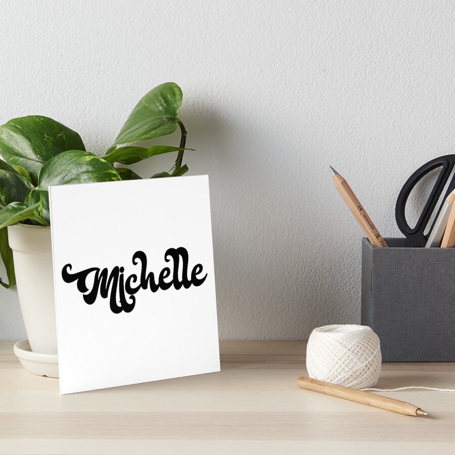 "Michelle Name, Michelle Calligraphy, Gift for Michelle, Custom Gift ...