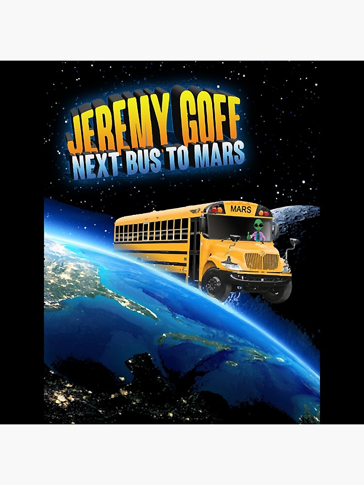 "Jeremy Goff Next Bus To Mars Cover Art Posters and Art Prints" Poster ...