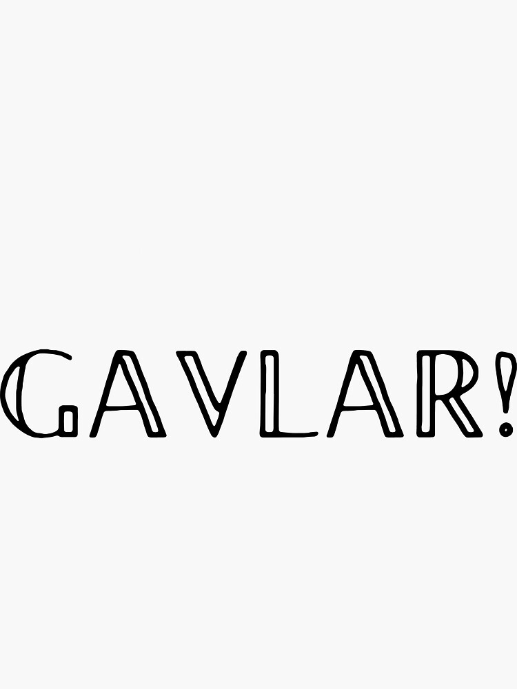 "Gavlar - Gavin and Stacey" Sticker for Sale by ClassyGeek1 | Redbubble