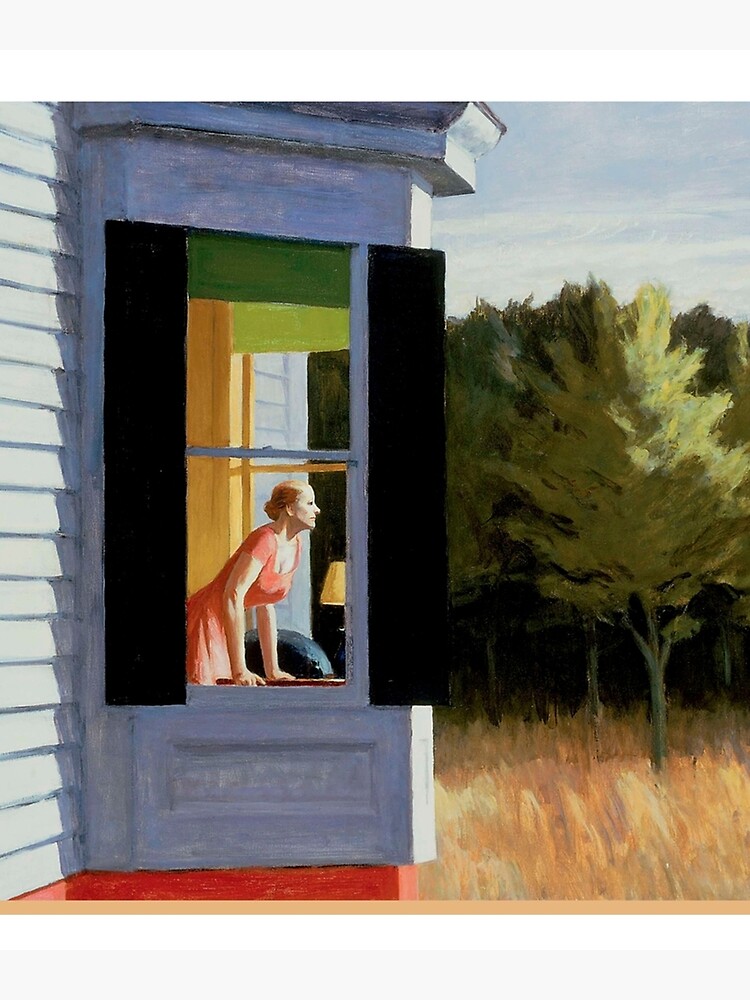 "Edward Hopper - Cape Cod Morning - Minimalist Exhibition Art ...