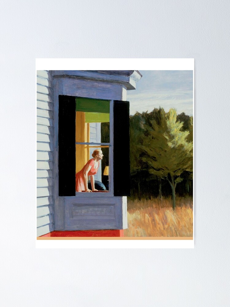 "Edward Hopper - Cape Cod Morning - Minimalist Exhibition Art ...
