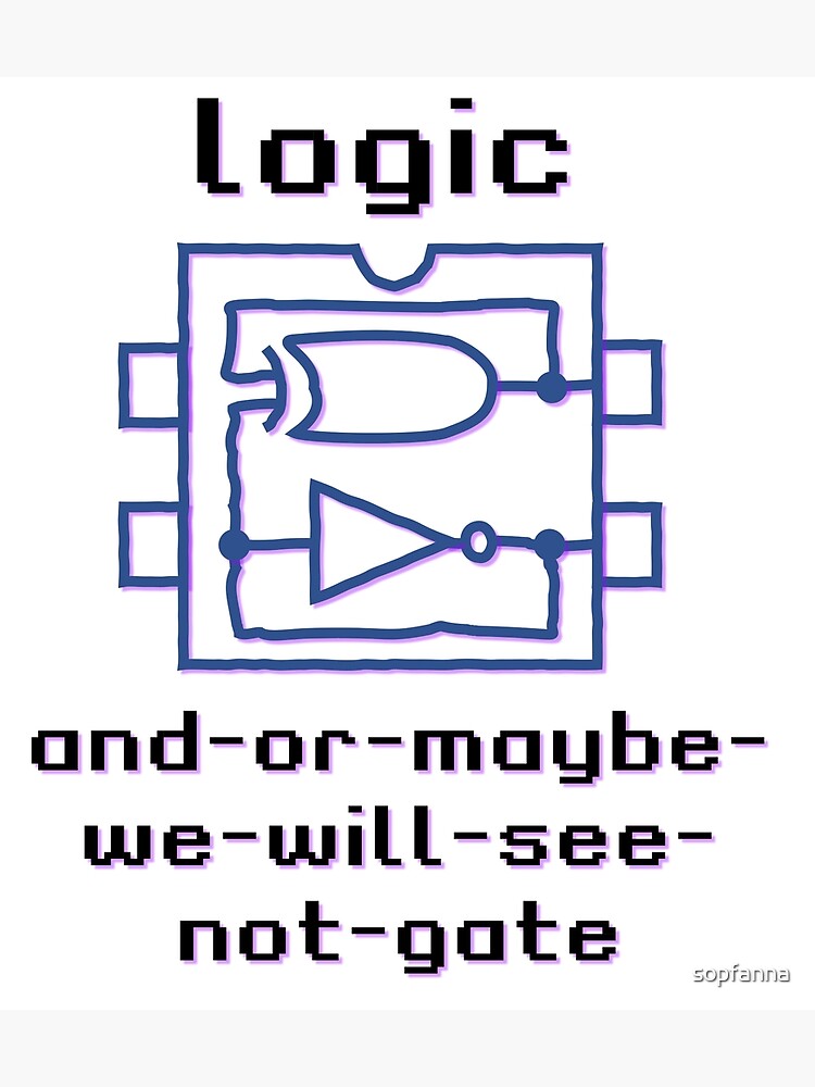 "Funny fun logic logic gates with boolean functions and-or-maybe-we ...