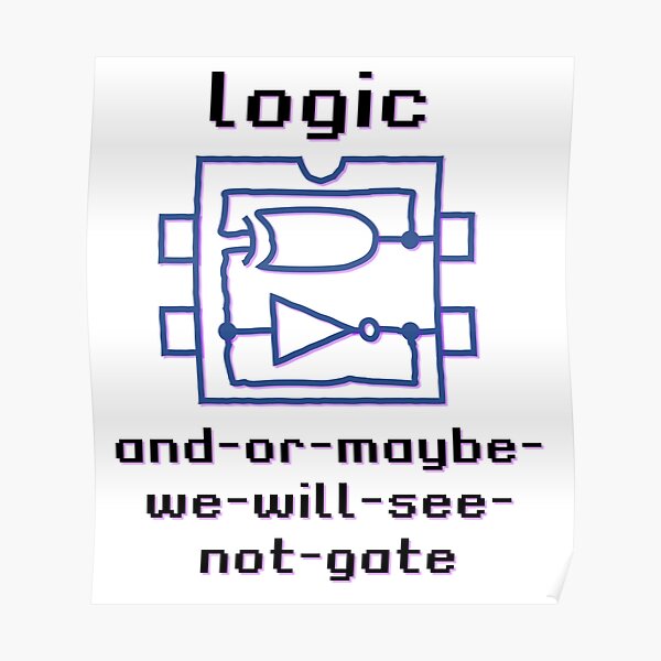 "Funny fun logic logic gates with boolean functions and-or-maybe-we ...