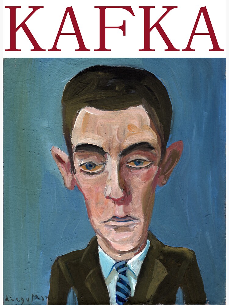 "Franz Kafka portrait" Sticker for Sale by diegomanuel | Redbubble