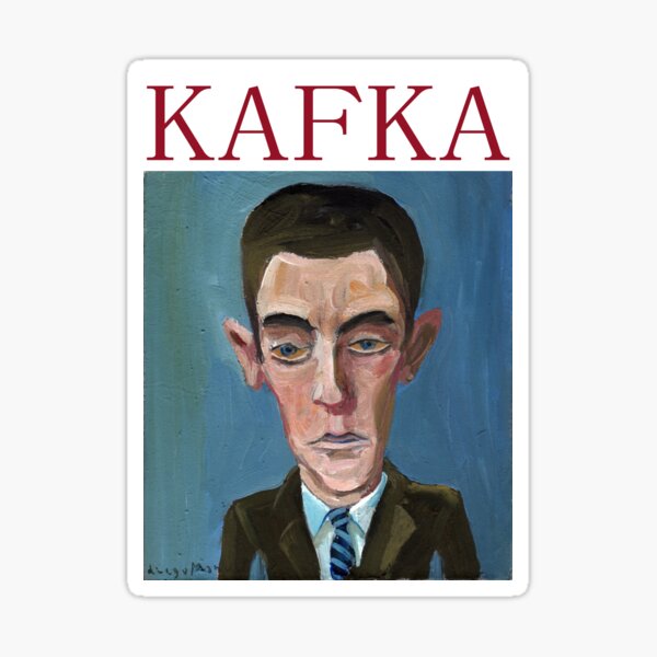"Franz Kafka portrait" Sticker for Sale by diegomanuel | Redbubble