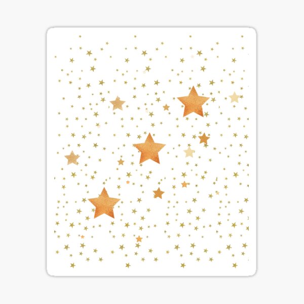 "Alot of small stars with big stars" Sticker by Fashion1looks | Redbubble