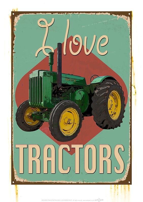 John Deere Traktor: Poster | Redbubble
