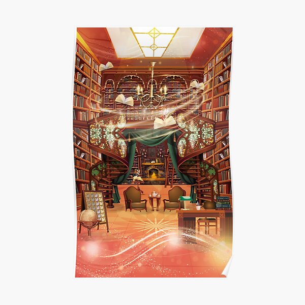 "Old library, Magic Library Fantasy art, Dungeons and dragons, Mage ...