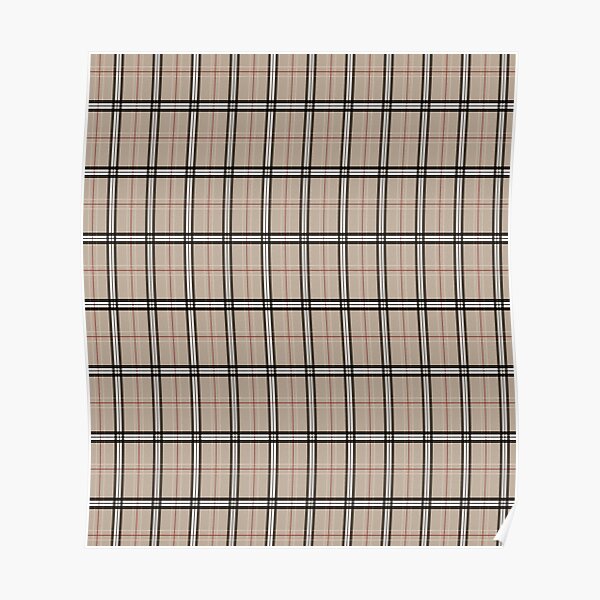 "Brown check box design" Poster for Sale by Loveartse | Redbubble
