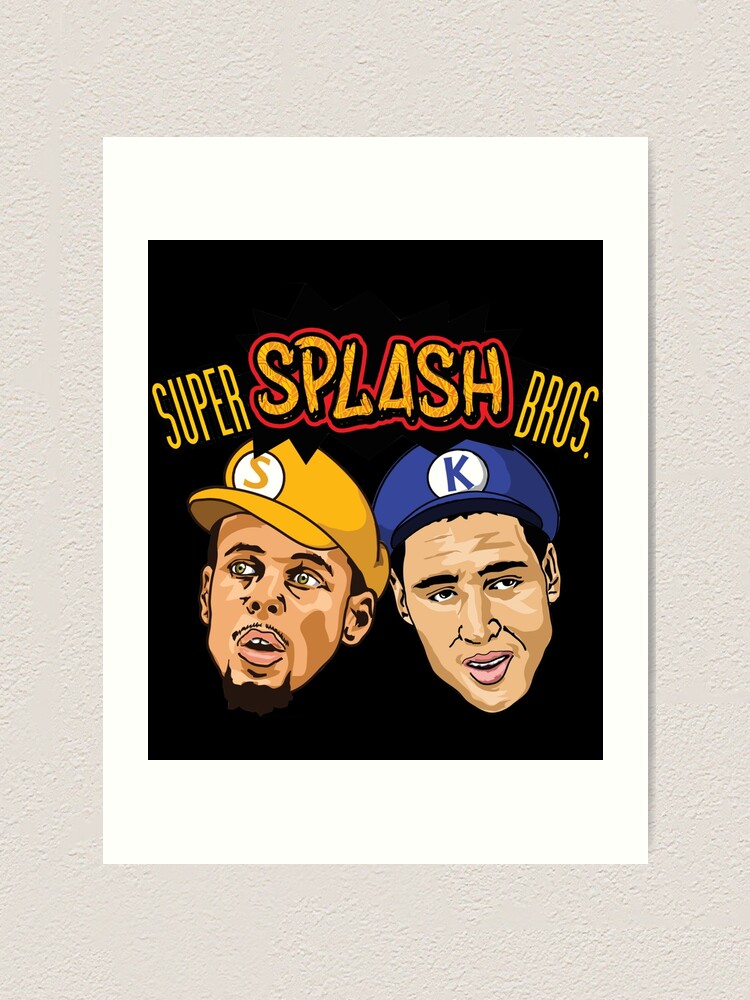 "Steph Curry Klay Thompson Super Splash Bros Sticker" Art Print for ...