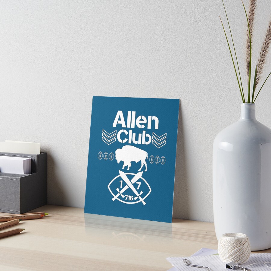 "Allen Club " Art Board Print for Sale by ArboEngravings | Redbubble