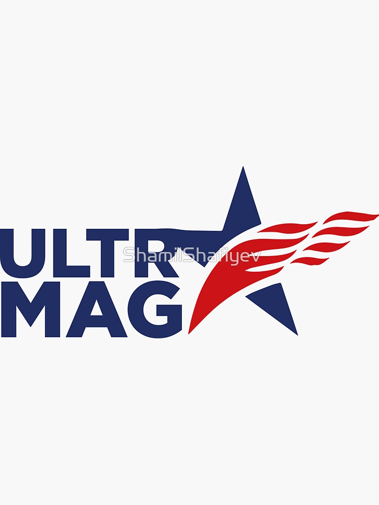 "Ultra Maga" Sticker by ShamilShafiyev | Redbubble