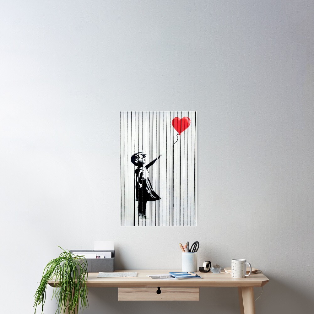 "Banksy Self-Destruction Shredder " Poster for Sale by WE-ARE-BANKSY ...
