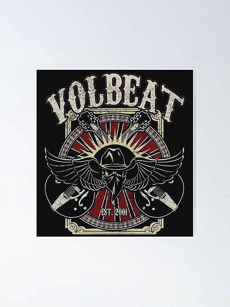 "Volbeat design band - logo" Poster for Sale by okolodziejski2t | Redbubble