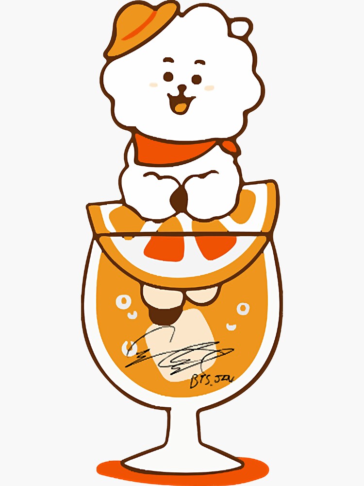 "Jin RJ " Sticker for Sale by CrystalHe34853 | Redbubble