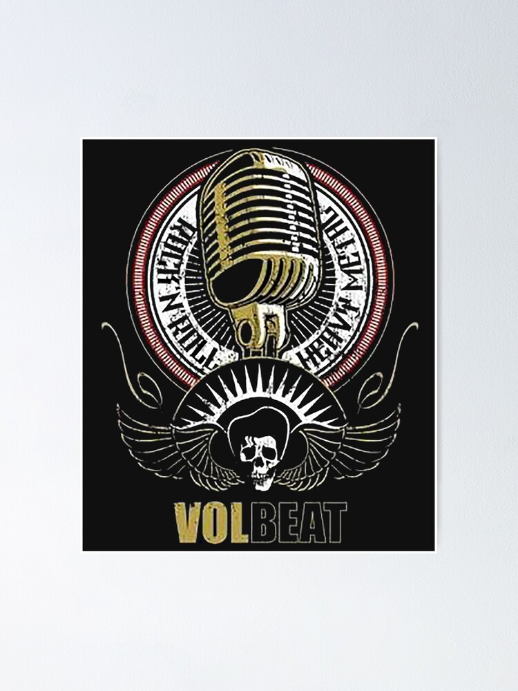 "Volbeat design band - logo" Poster for Sale by okolodziejski2t | Redbubble