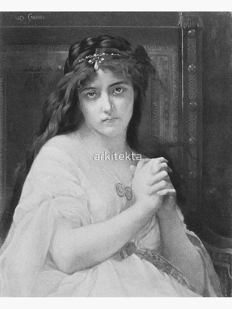 "Desdemona by Alaxandre Cabanel" Sticker by arkitekta | Redbubble