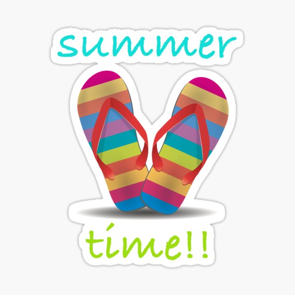"Summer Time " Sticker by NEW-YORK-STYLE | Redbubble