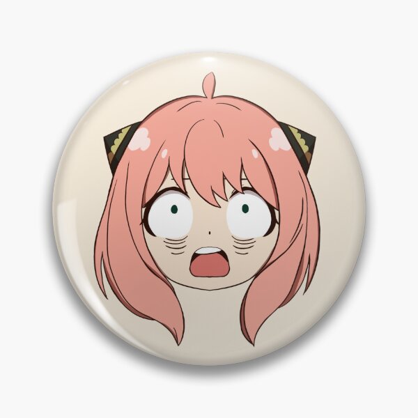 "Anya Scared Face - Spy X Family Fanart" Pin by aeeenry | Redbubble