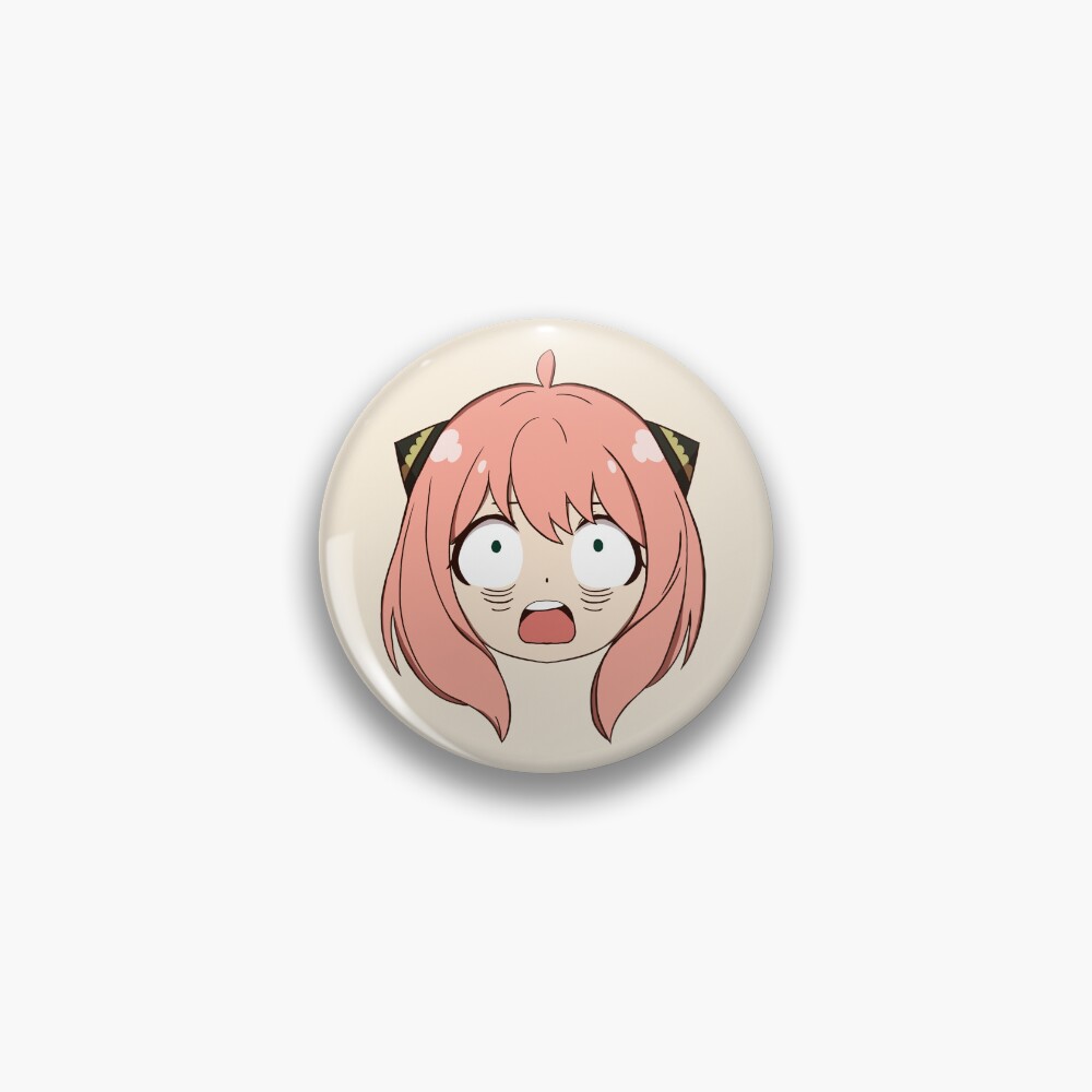 "Anya Scared Face - Spy X Family Fanart" Pin by aeeenry | Redbubble
