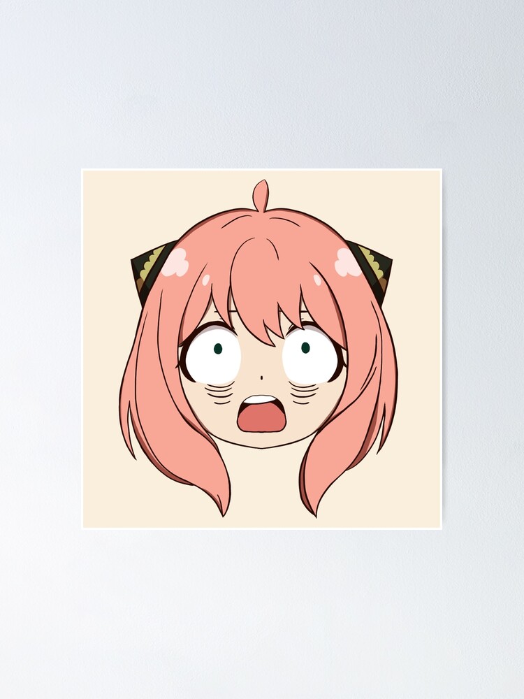 Póster «Anya Scared Face - Fanart de la familia Spy X» de aeeenry ...