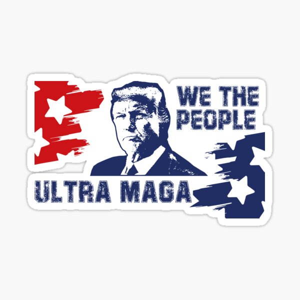 "Ultra Maga" Sticker for Sale by ShamilShafiyev | Redbubble
