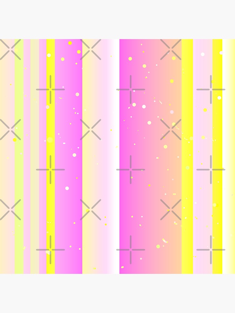 "Pink and yellow vertical stripes (with dots) | cute color palette ...