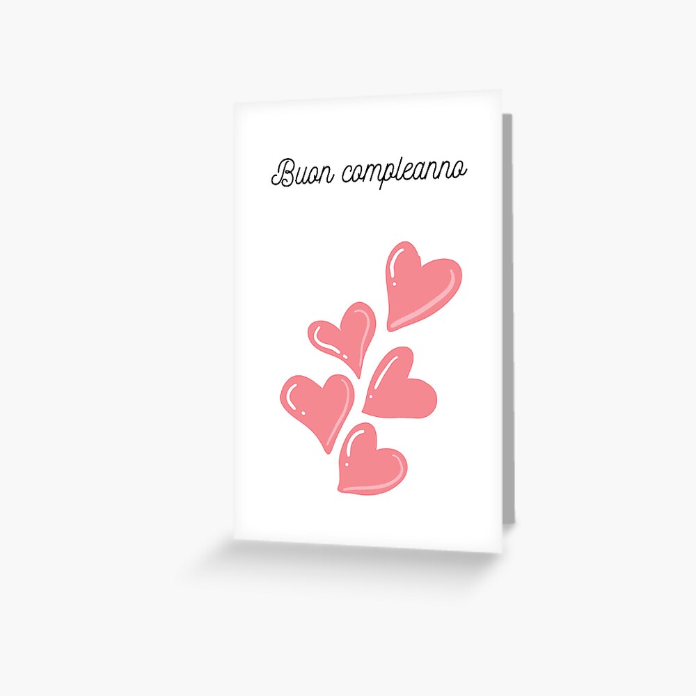 "Birthday card in Italian with text in Italian (Buon compleanno ...