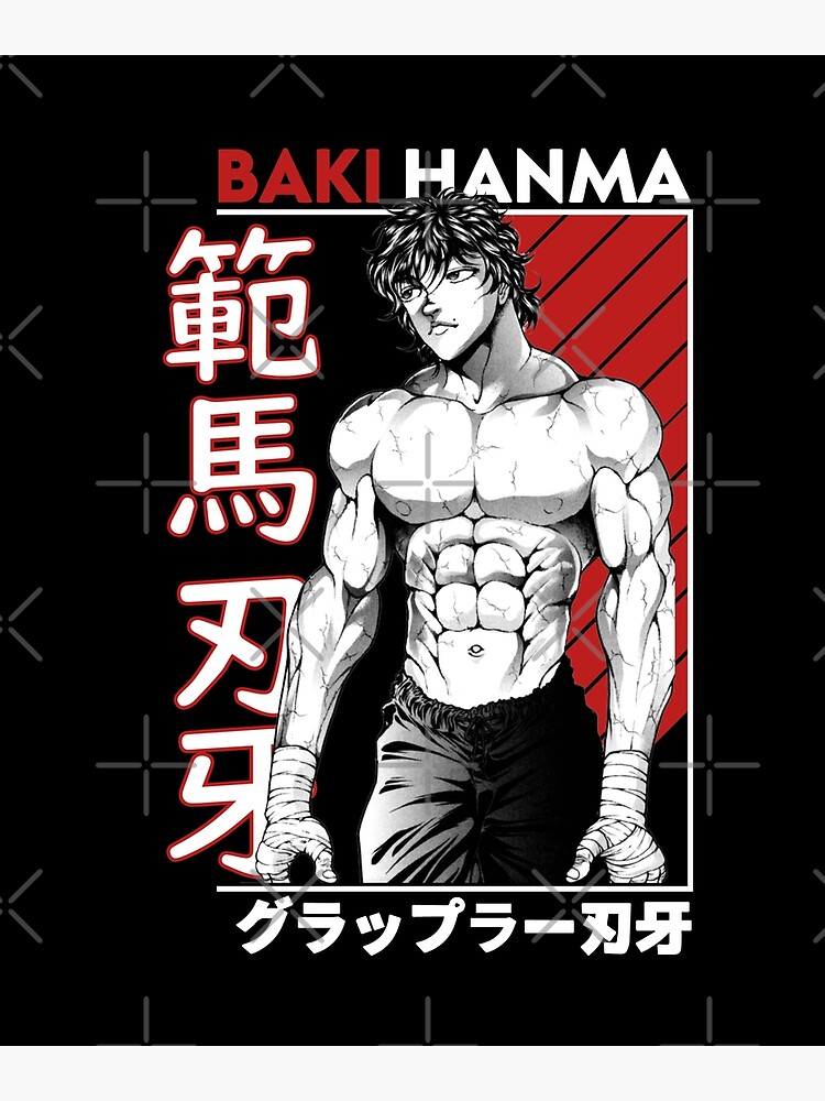 "Baki Hanma" Poster for Sale by Dex-Shop | Redbubble