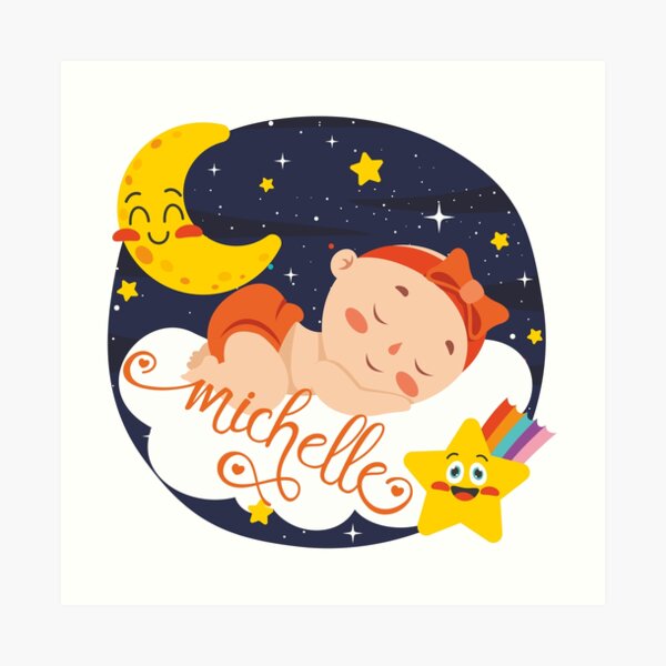 "Baby Michelle, Michelle Baby Shower, Gift for Michelle, Personalized ...
