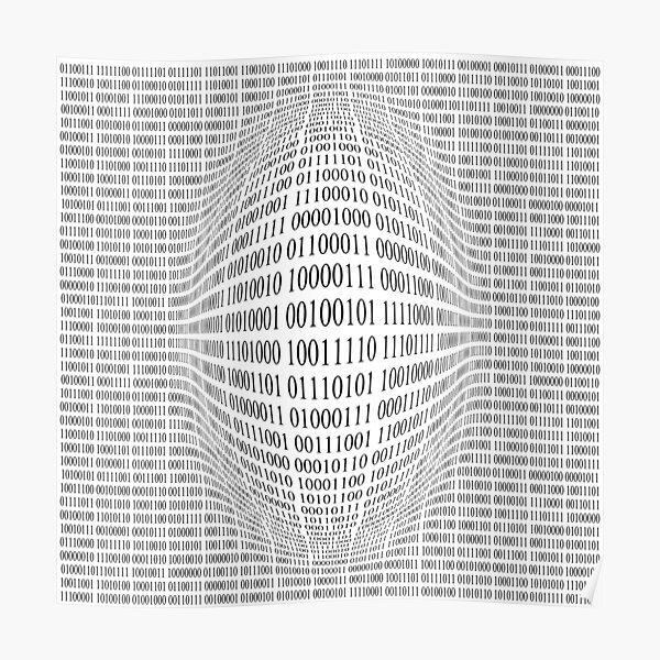 "White Random Digital Ones And Zeros Binary Code Numbers Design" Poster for Sale by vecarto ...